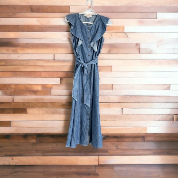 LOFT | Dresses | Loft Denim Midi Dress | Poshmark
